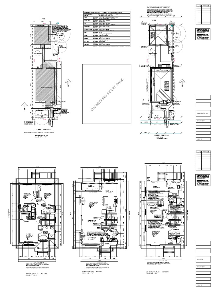 Sample Drawing Package 1and2family | PDF