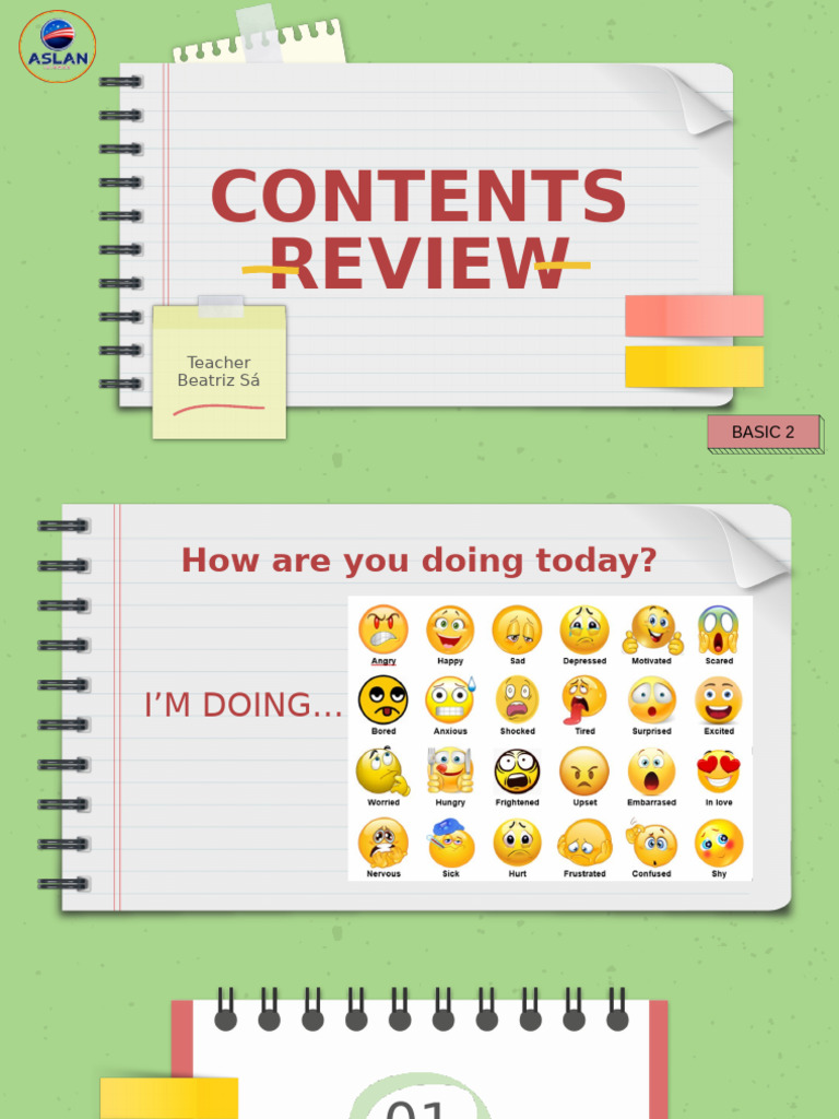 1st Tests Review - BASIC 2 | PDF