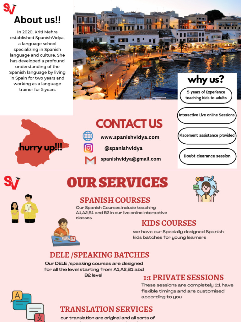 SpanishVidya Course Fees Overview | PDF | Language Education | Linguistics