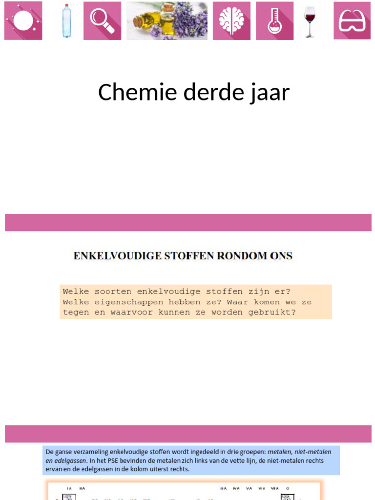 Enkelvoudige Stoffen Rondom Ons. | PDF