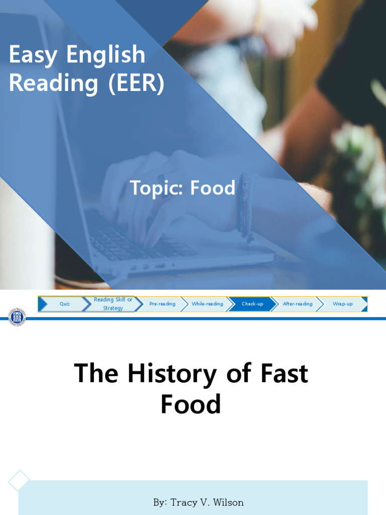 EER - Week - Food - Reading Passages | PDF | Hamburgers | Mc Donald's