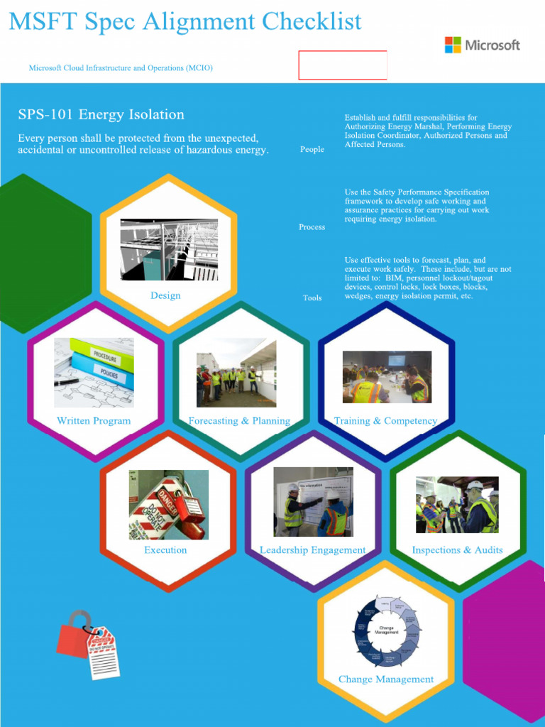 Alignment Checklist - SPS 101 Energy Isolation | PDF | Safety ...