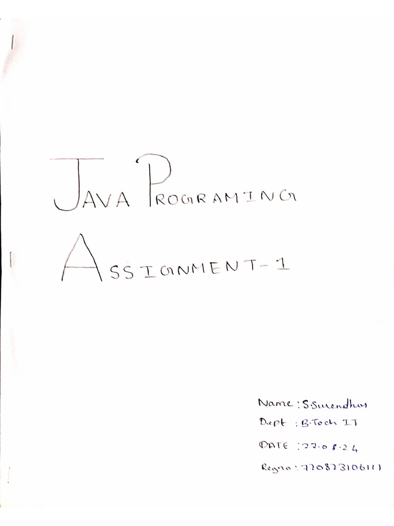 java_Assignment_1[1] | PDF