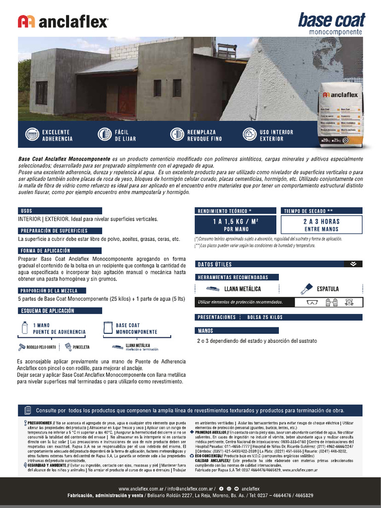 Basecoat Anclaflex | PDF