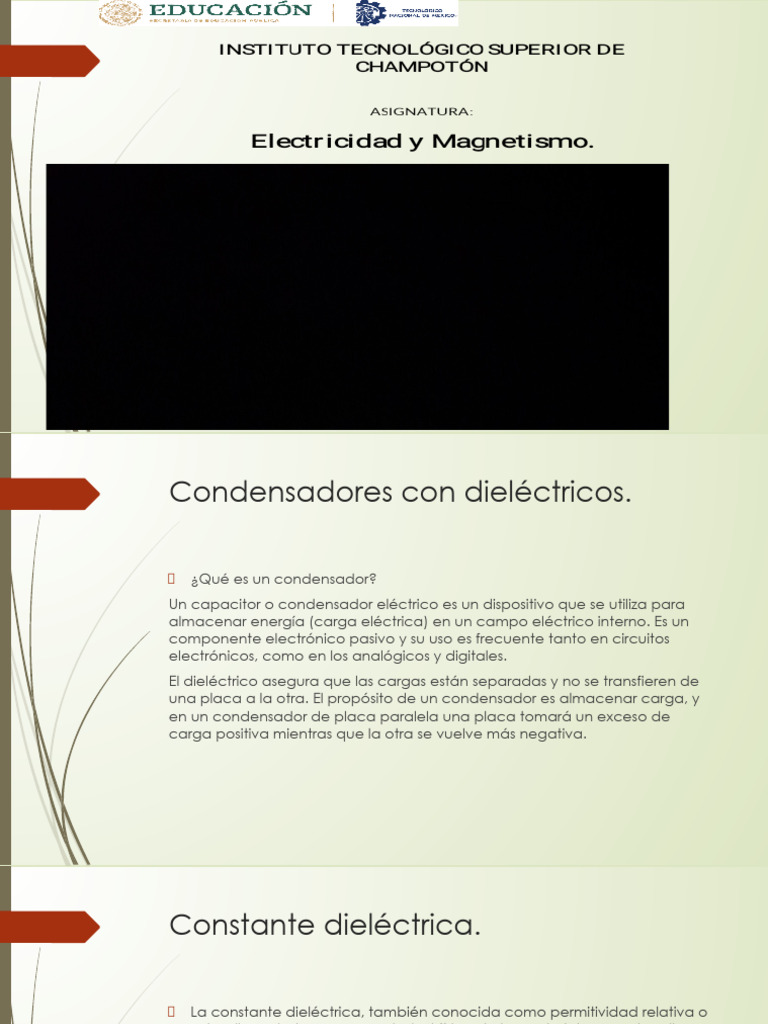Condensadores Dielectricos Act.2 DMBE | PDF