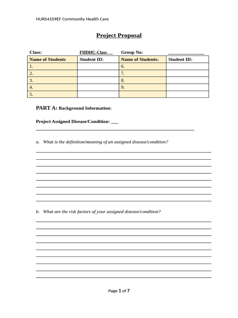 Project Proposal Written Template Stu | PDF