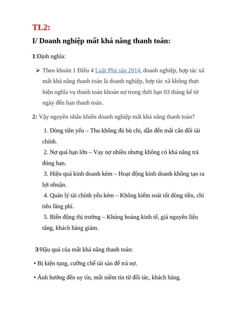 TL2 luật kinh tế | PDF