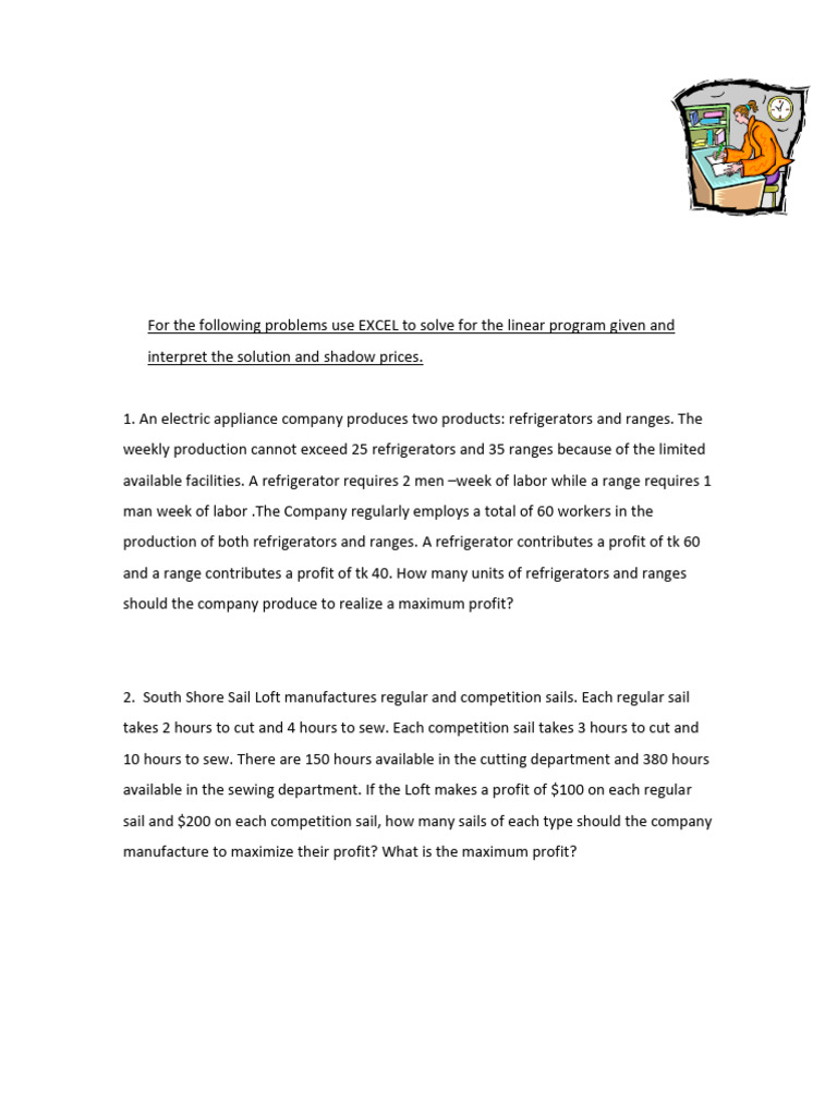 Linear Programming Assignment | PDF