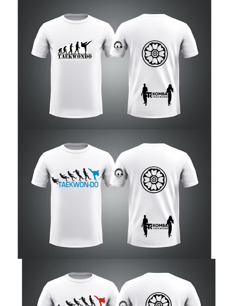 Taekwevolution Playeras | PDF