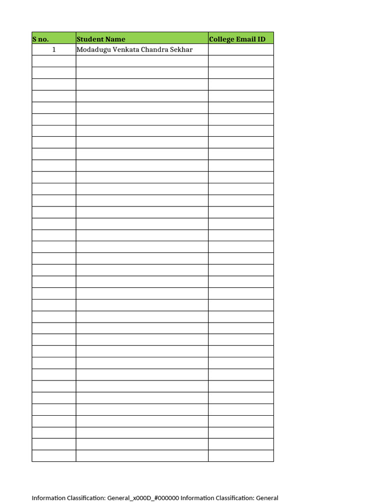 Student List 2024 | PDF