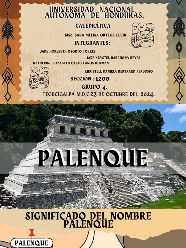 Presentación Palenque Original. | PDF | Civilización maya