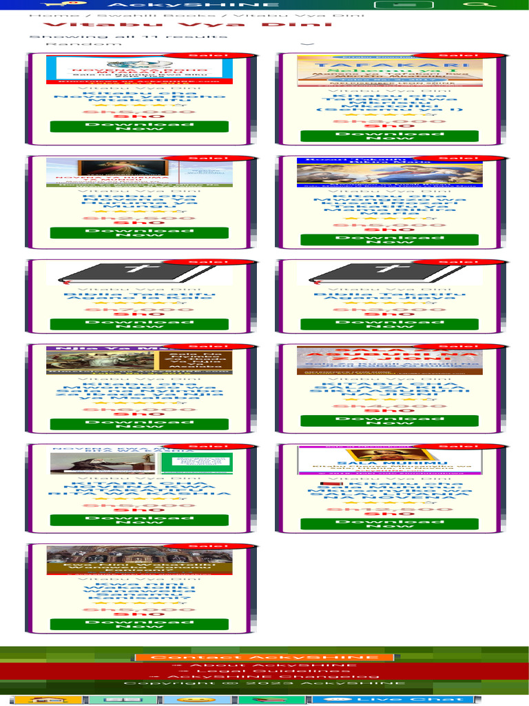 Vitabu Vya Dini - AckySHINE | PDF