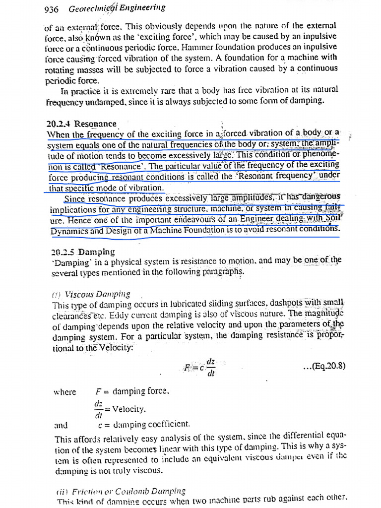 Resonance and Damping Oscillations | PDF
