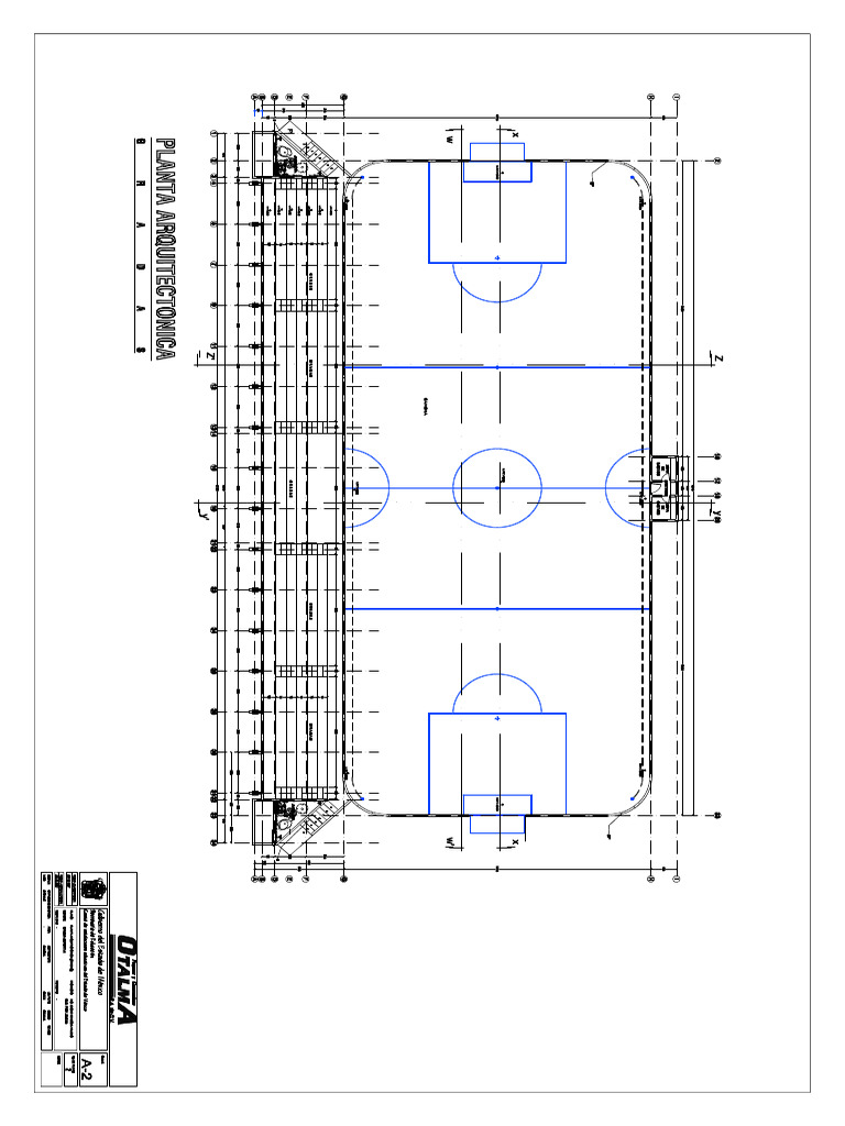 A-2 Planta Arquitectonica (Gradas) | PDF