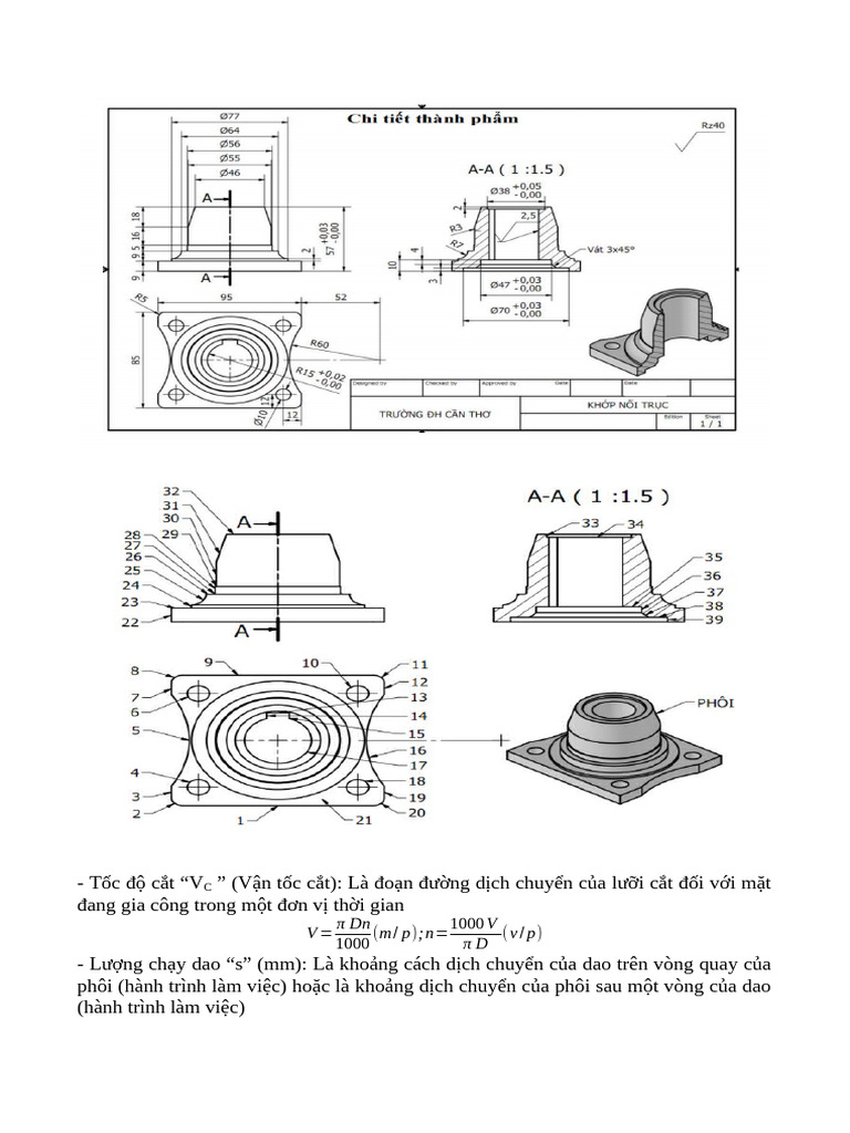 Đề thi CNCTM1 | PDF