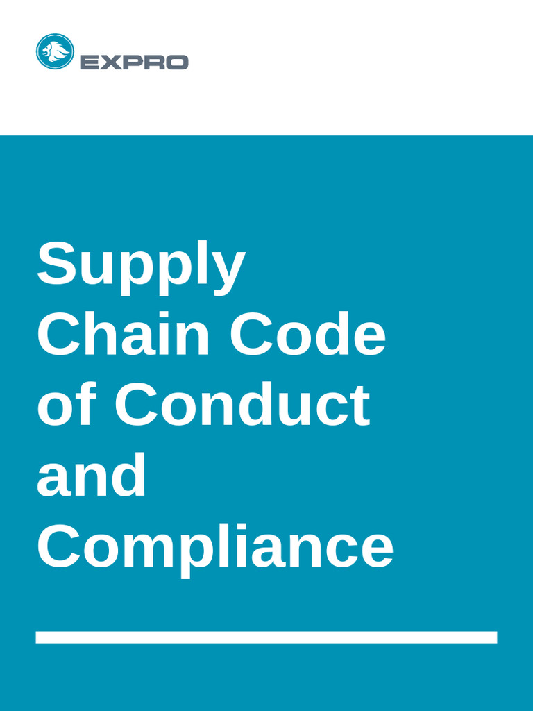 Expro Supply Chain Code of Conduct | PDF | Supply Chain | Harassment
