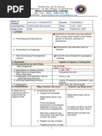 COT - MTB SALITANG KILOS - Docx Version 1 | PDF