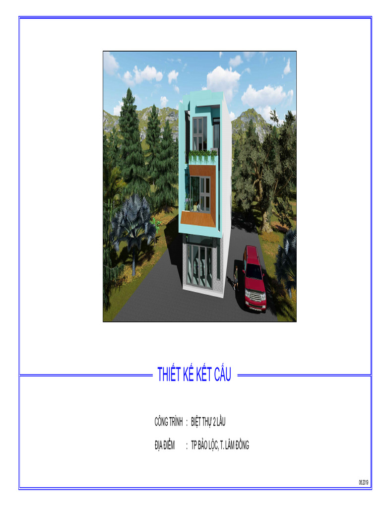 NHA PHO M04 - THIET KE KET CAU - Ver2 (11-06) | PDF