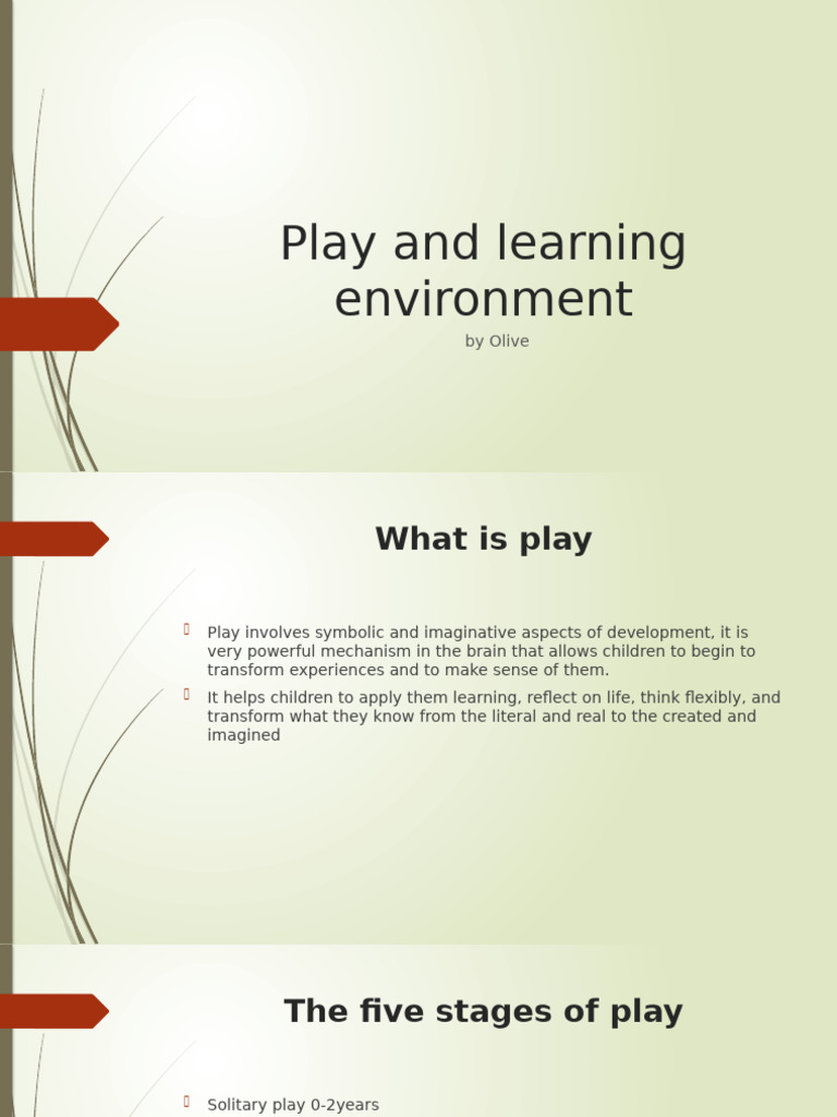 Play and Learning Environment WKND | PDF | Drawing | Toys