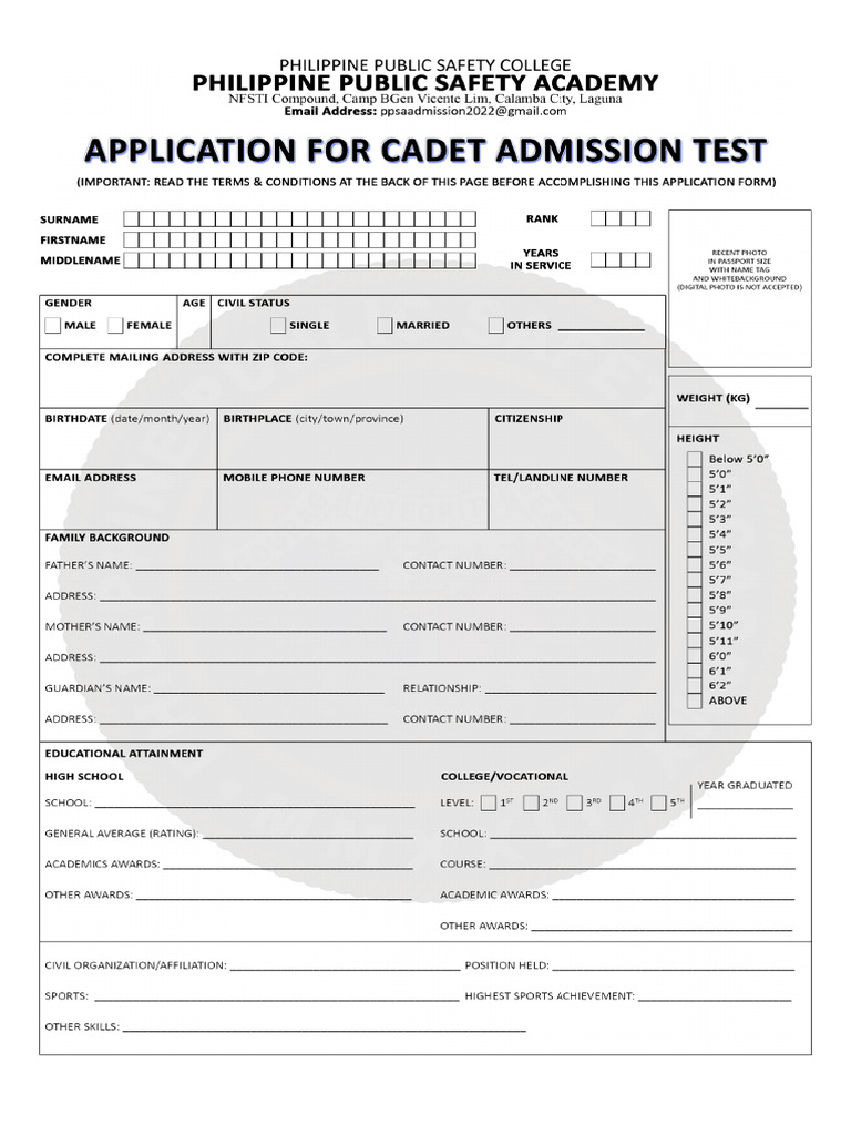 Application Form Final 2 | PDF