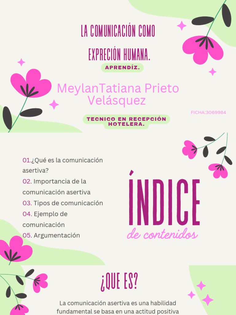 Presentacion Comunicacion Asertiva - Meylan Prieto | PDF