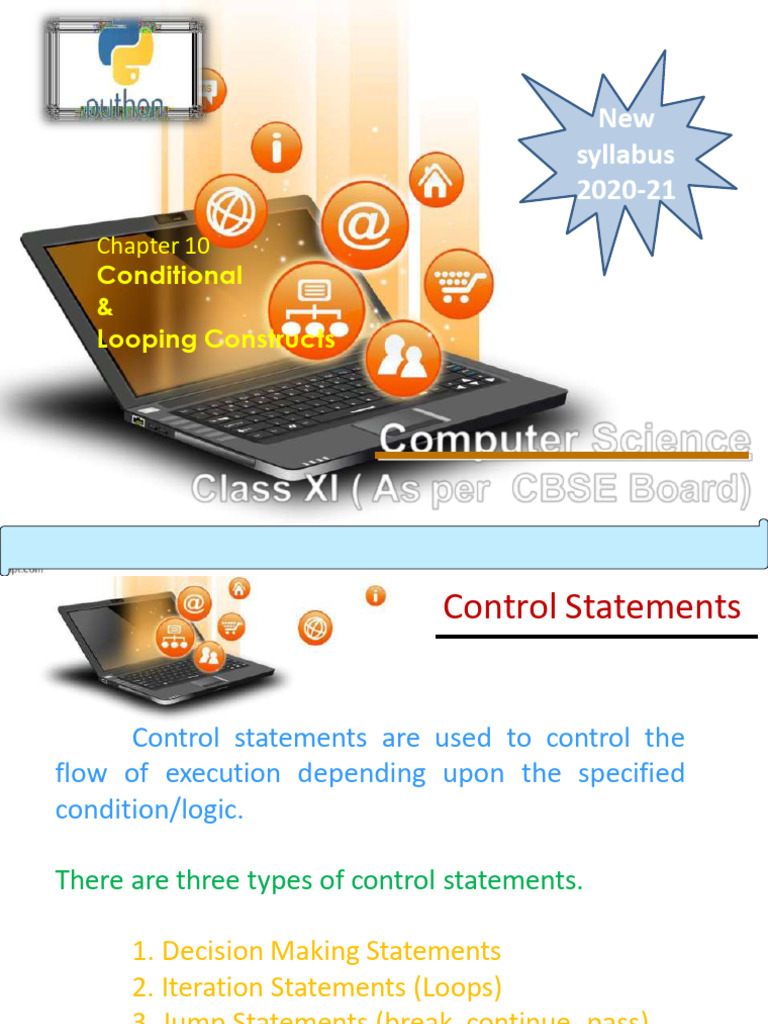 Control Statements in Python Programming | PDF | Control Flow | Computing