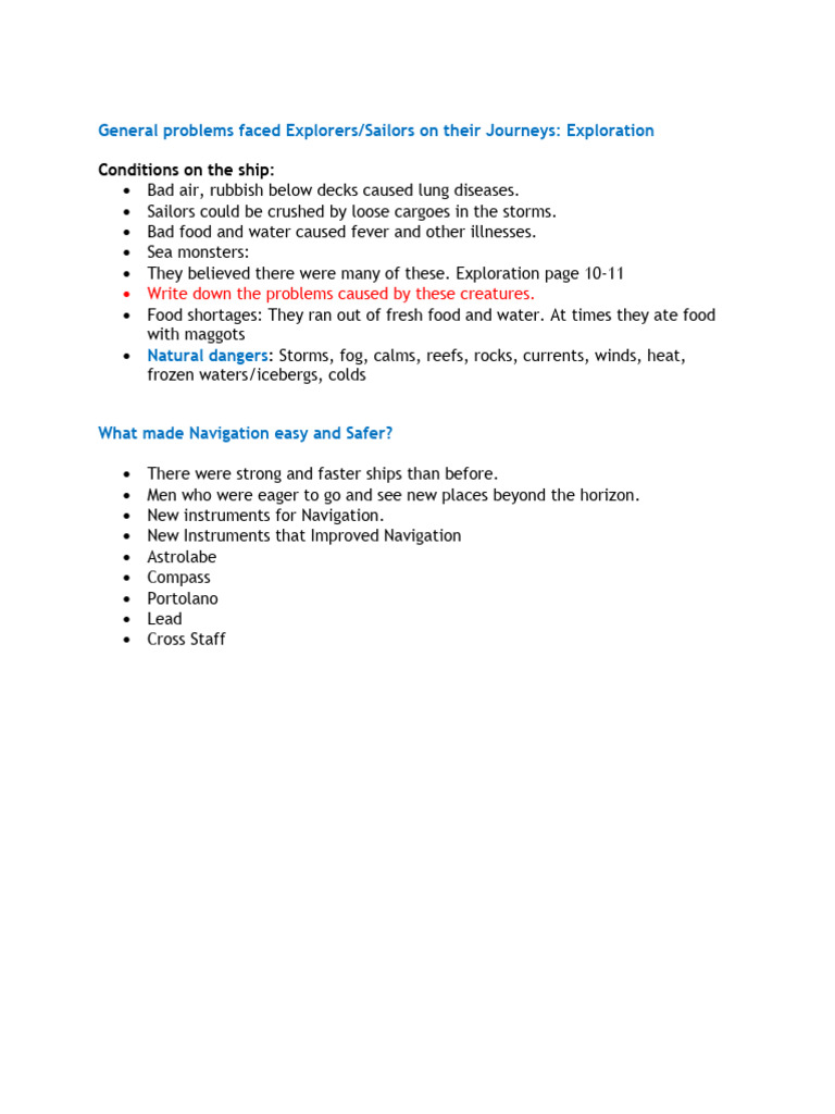 Form 2 History Week 4 Notes | PDF