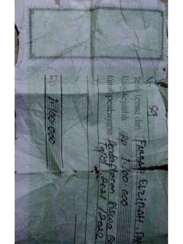 Sken Bukti Pembayaran | PDF