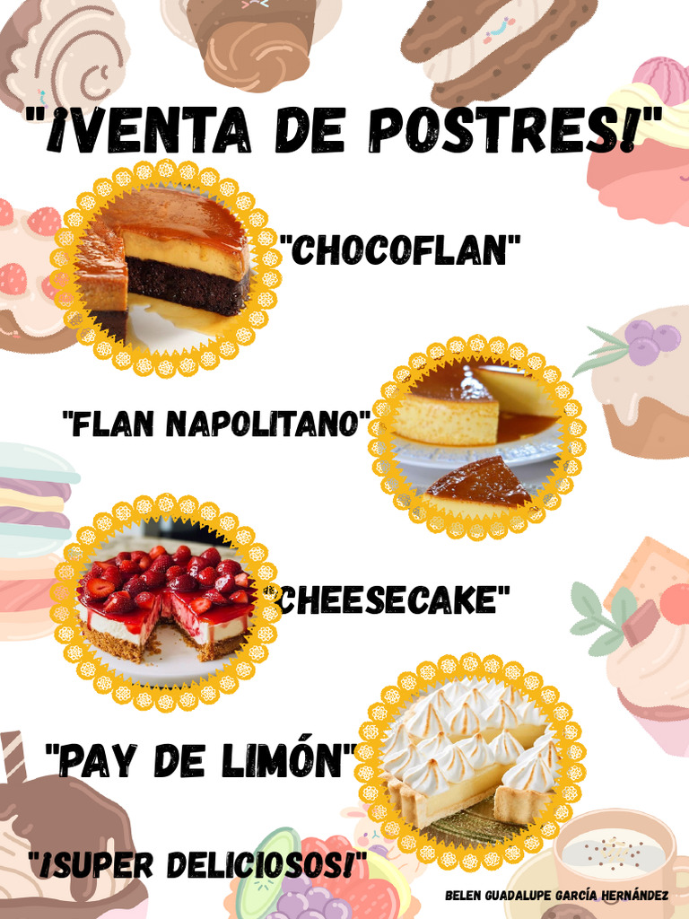 Cartel - de Postres? - 20250303 - 233616 - 0000 | PDF