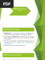 Pulmonology: Bronchoscopy Note | PDF | Pulmonology | Respiratory System