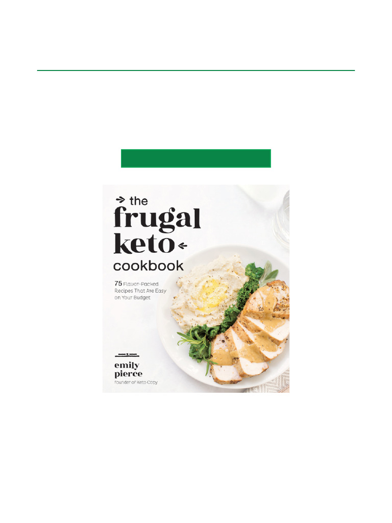 Free Download The Frugal Keto Cookbook 75 Flavor Packed Recipes that ...