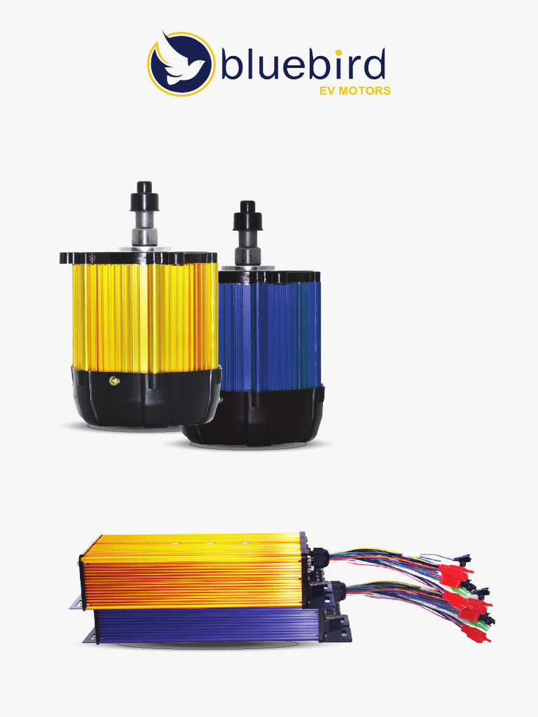 Bluebird EV Motors - Product Brochure | PDF | Electric Motor | Mosfet