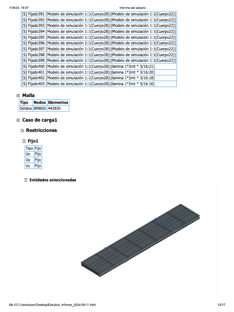 Analisis Estructural Informe | PDF