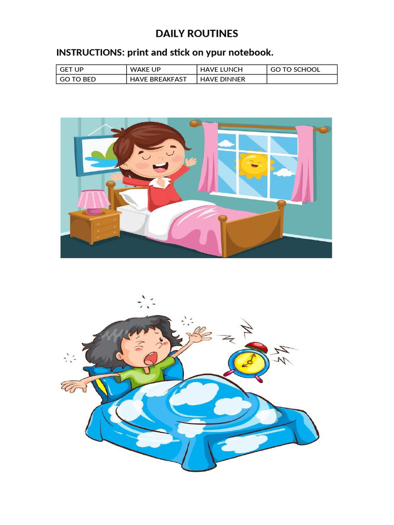 Daily Routines | PDF