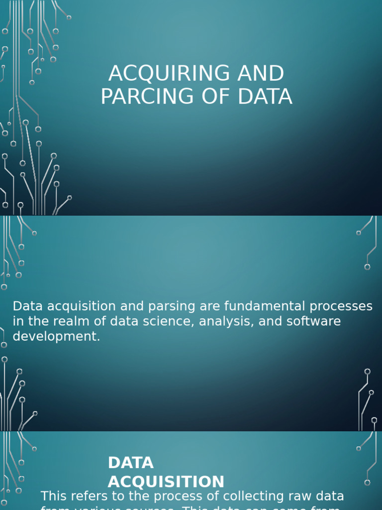 DATA ACQUISITION | PDF | Data | Internet Of Things