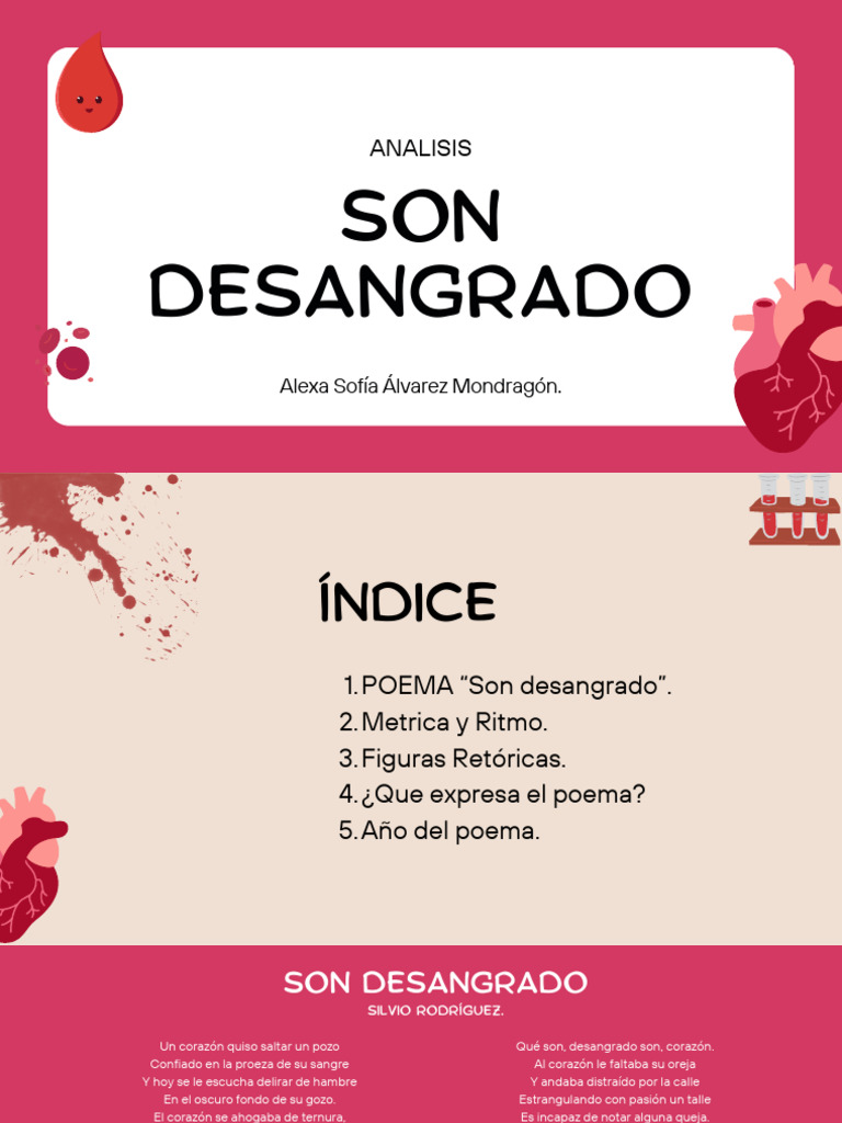 Análisis del poema "Son desangrado" | PDF