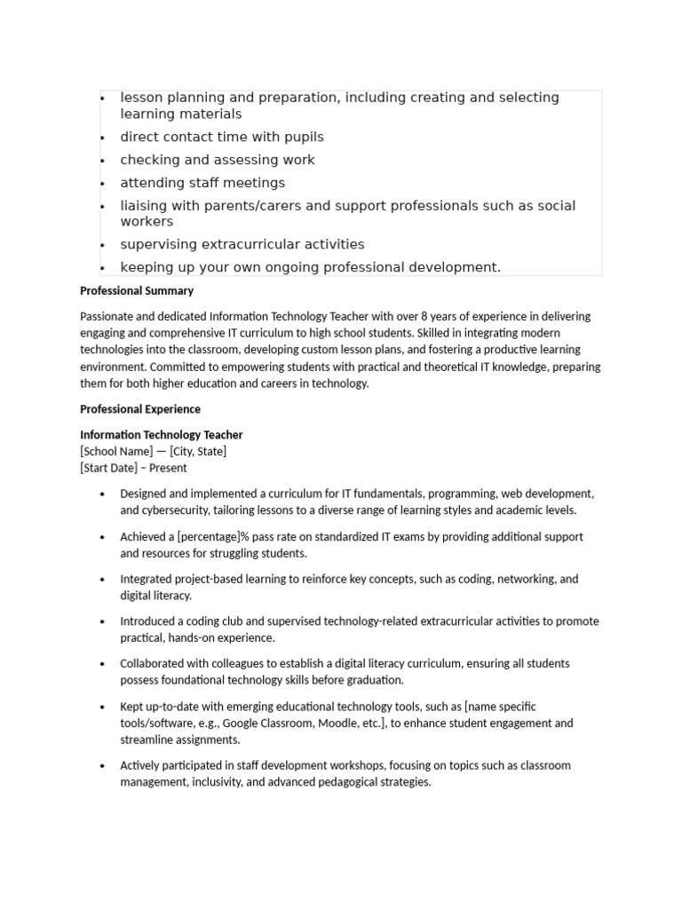 Lesson Planning and Preparation | PDF | Teachers | Educational Technology