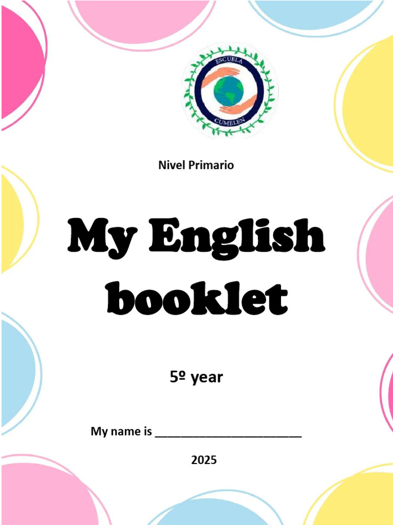 Booklet 5to Primaria Cumelén | PDF | Syntax | Linguistic Morphology