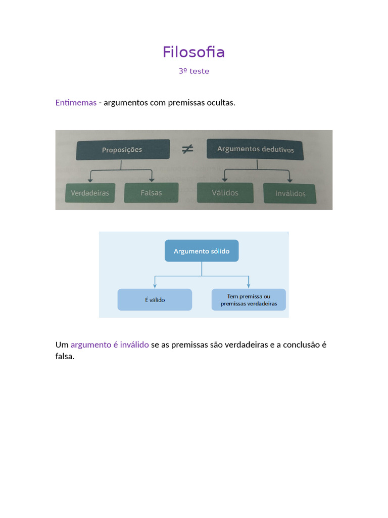 Entimemas e Falácias em Argumentação | PDF