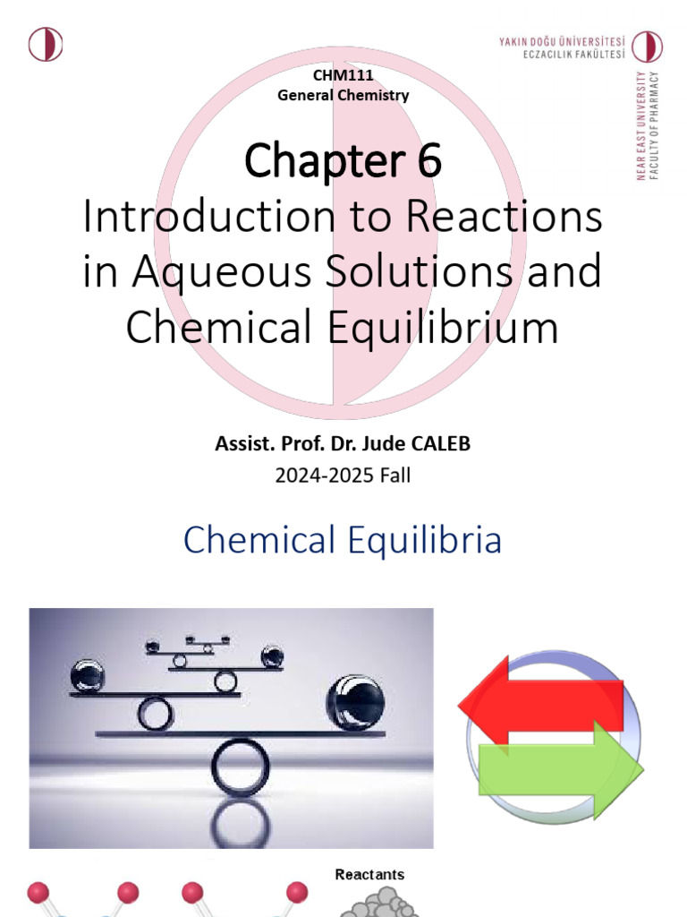 Aqueous Reactions & Chemical Equilibrium | PDF | Solubility | Chemical ...