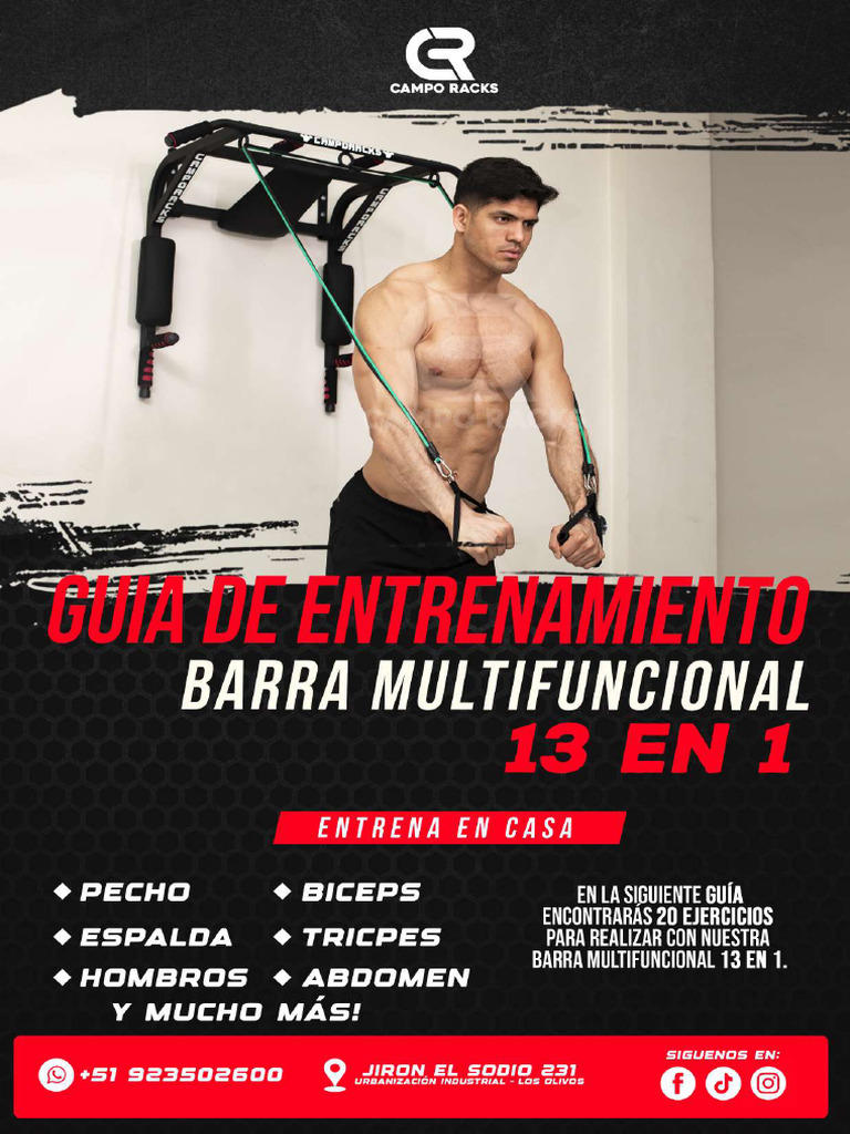 Manual de Ejercicios de Barra Multifuncional | PDF