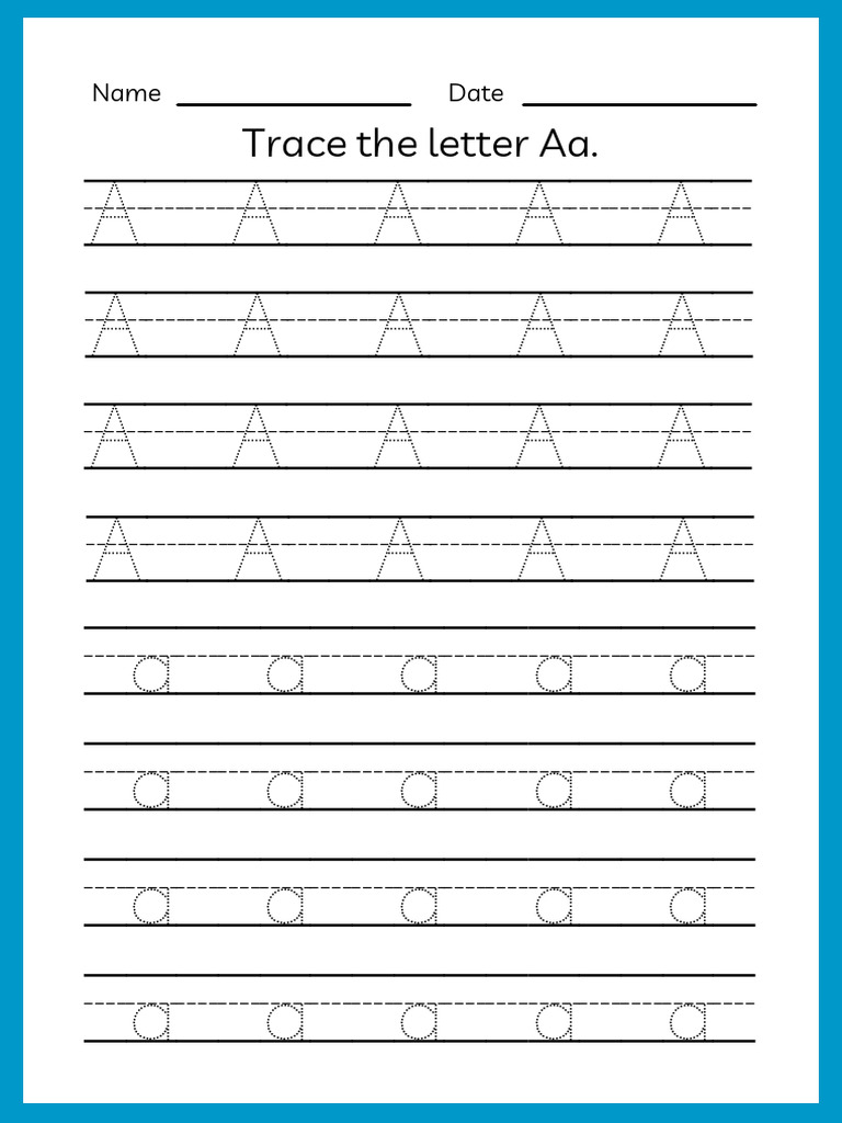 Fun and Colorful Preschool Alphabet Workbook | PDF