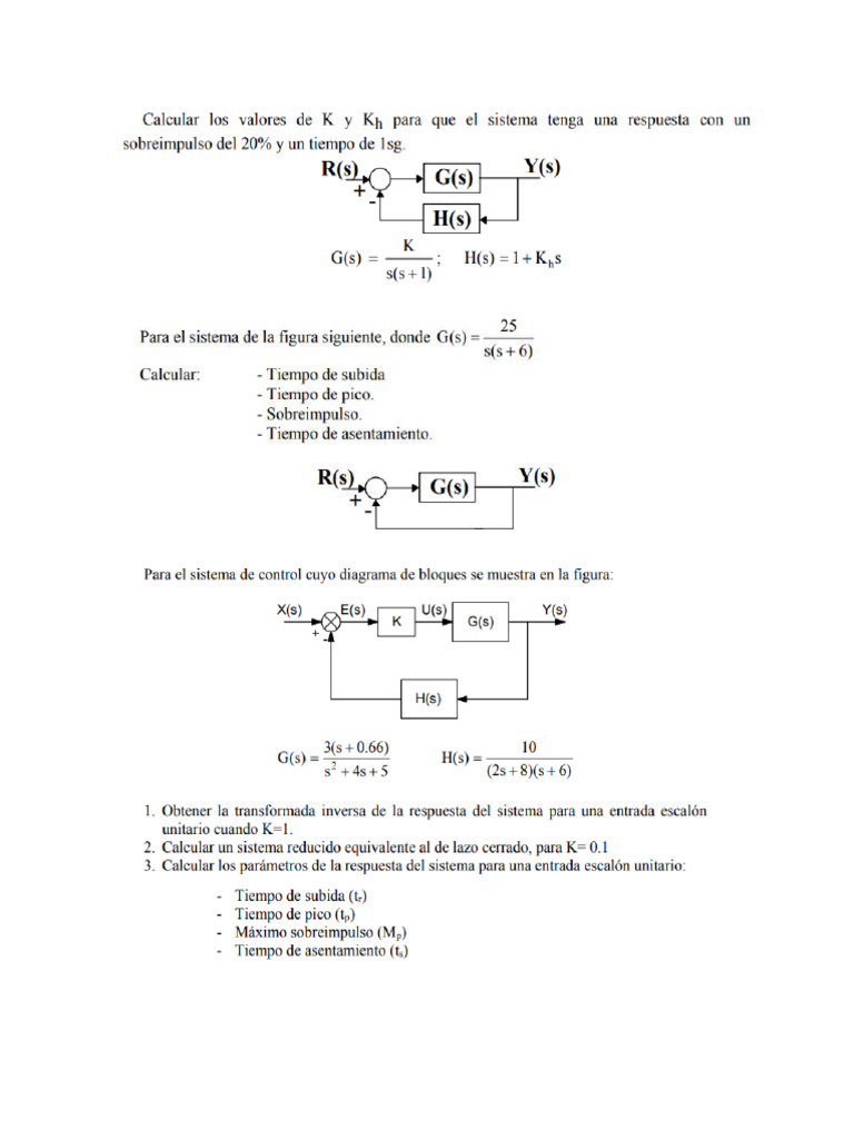 Análisis de Un Sistema de Segundo Orden | PDF