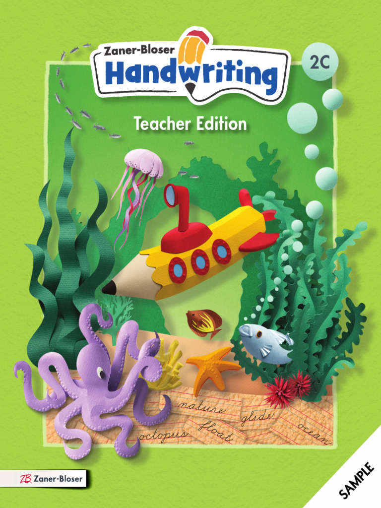 Zaner Bloser Handwriting 2025 Sampler Teacher 2C H3158 | PDF | Learning ...