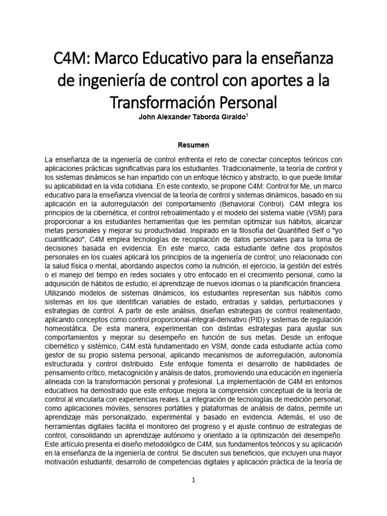 Guia Resumen - C4M Control2 | PDF | Datos | Evaluación