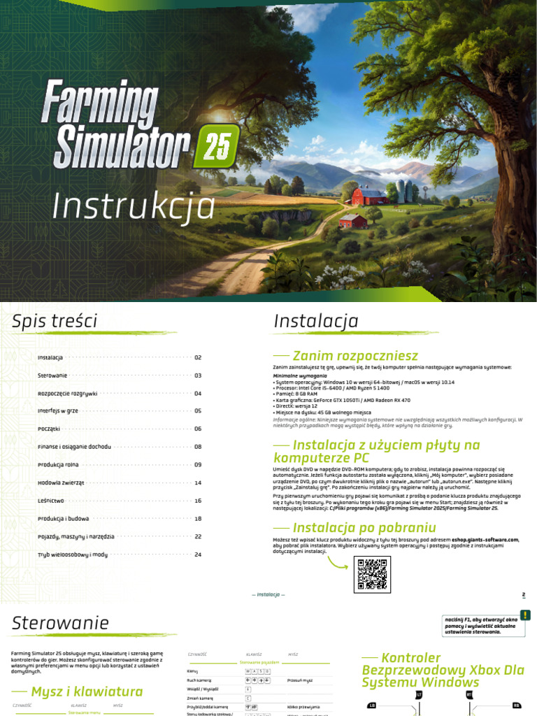 FS25 Manual PL | PDF