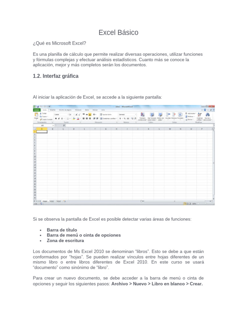 Excel Básico | PDF