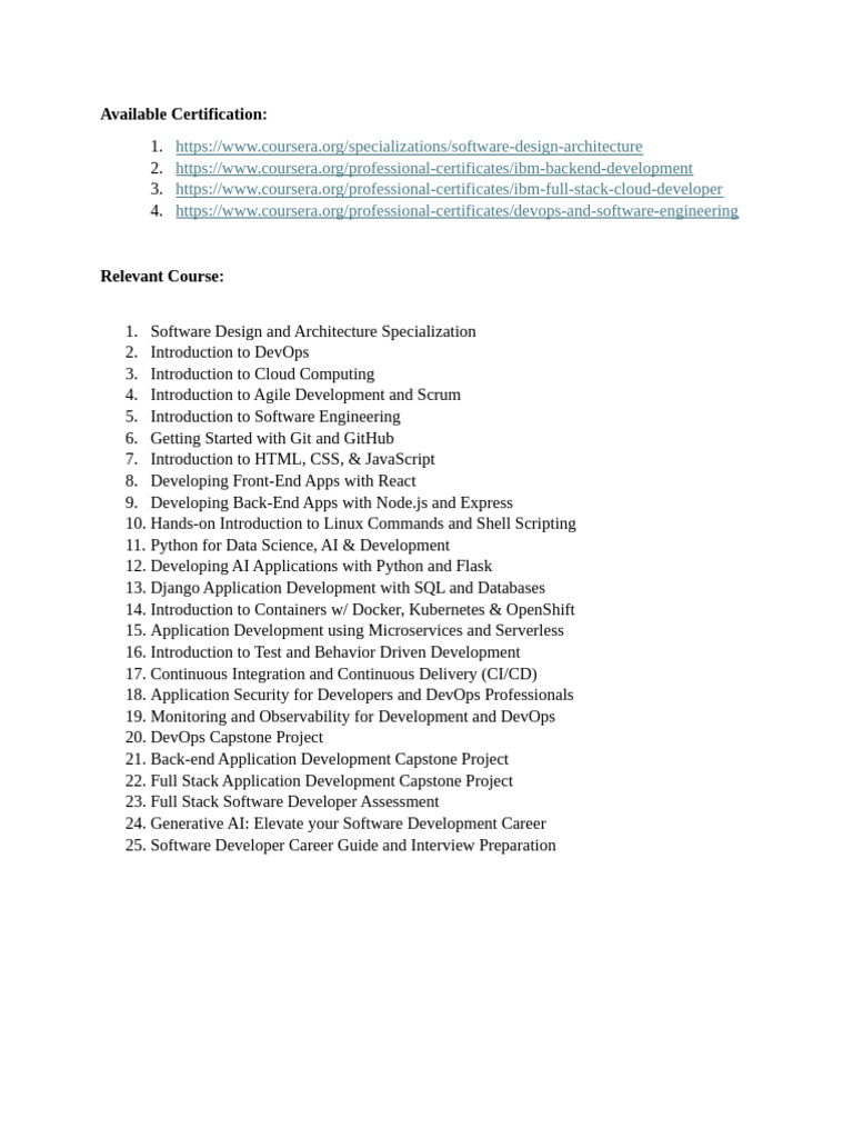 Course Details | PDF