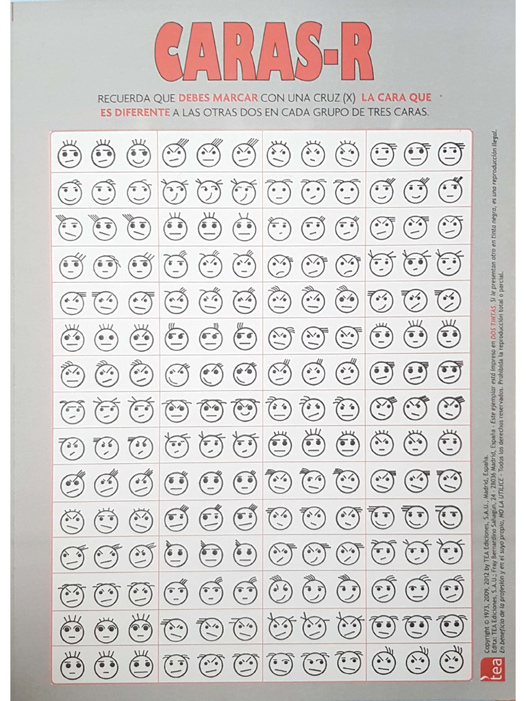 CARAS-R - Test | PDF
