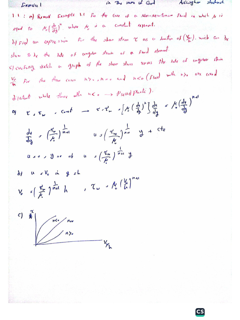 Fluid Mechanic Answer | PDF